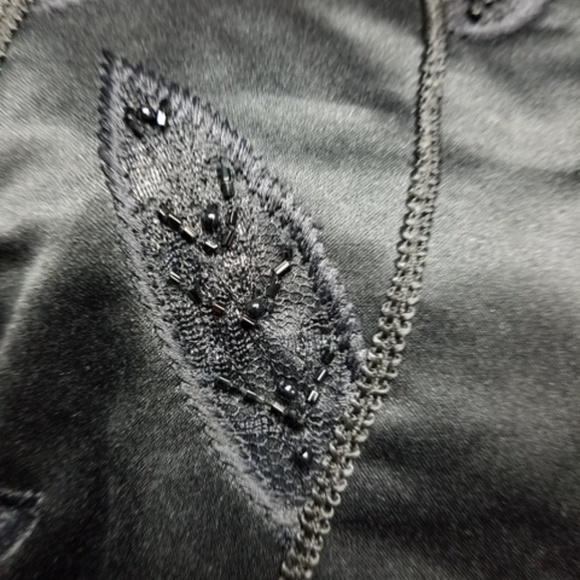 Anage | Jackets & Coats | Anage Vintage Nwt Black Beaded Stitched ...